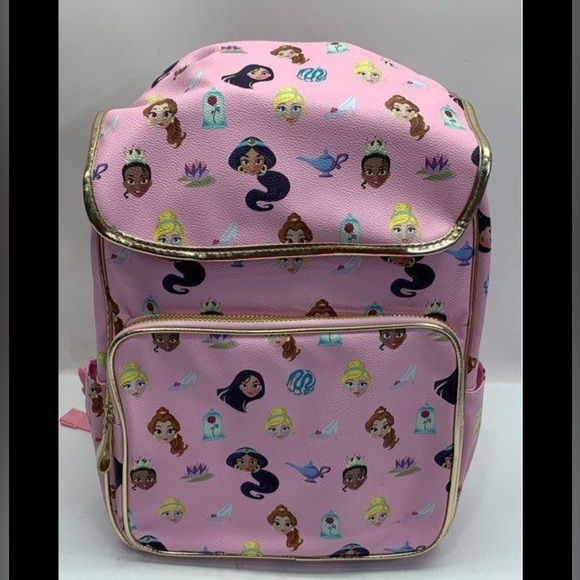 Disney | Accessories | Disney Pink And Gold Backpack | Poshmark